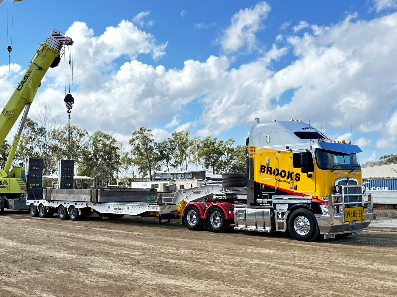 HEAVY LIFTING! | Brooks Transport